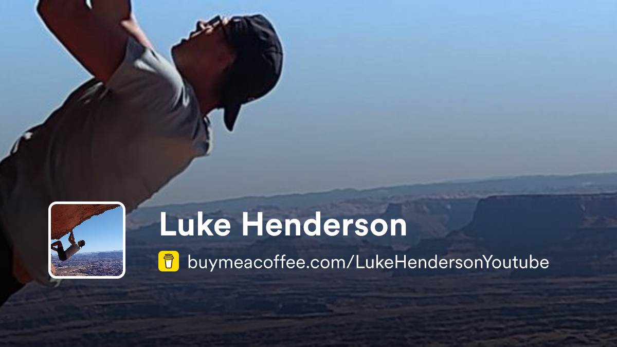 Luke Henderson - Buymeacoffee