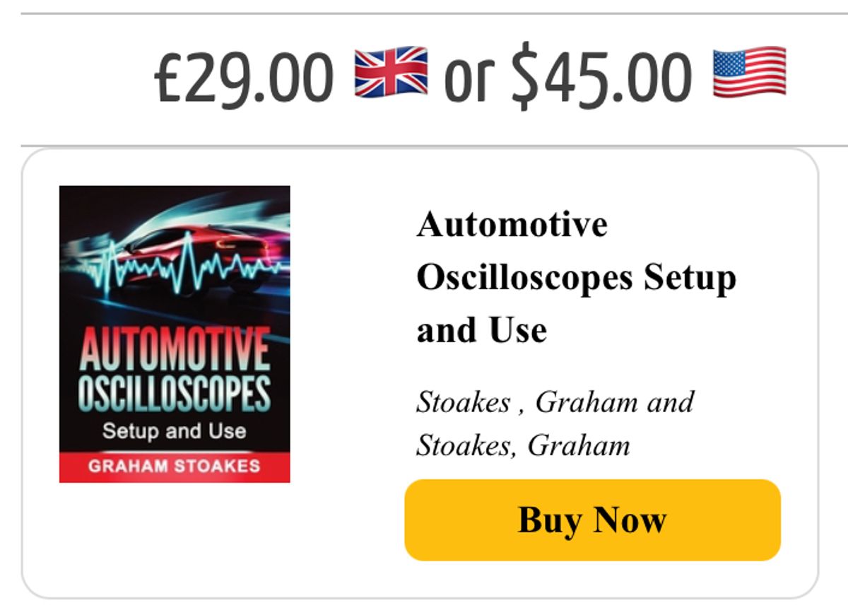 Automotive Oscilloscopes Setup & Use — Graham Stoakes - Buymeacoffee