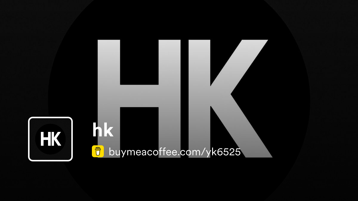 hk - Buymeacoffee