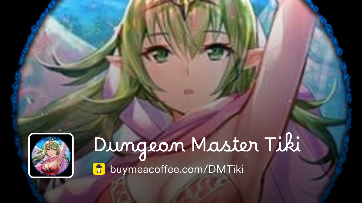 Dungeon Master Tiki - Buymeacoffee