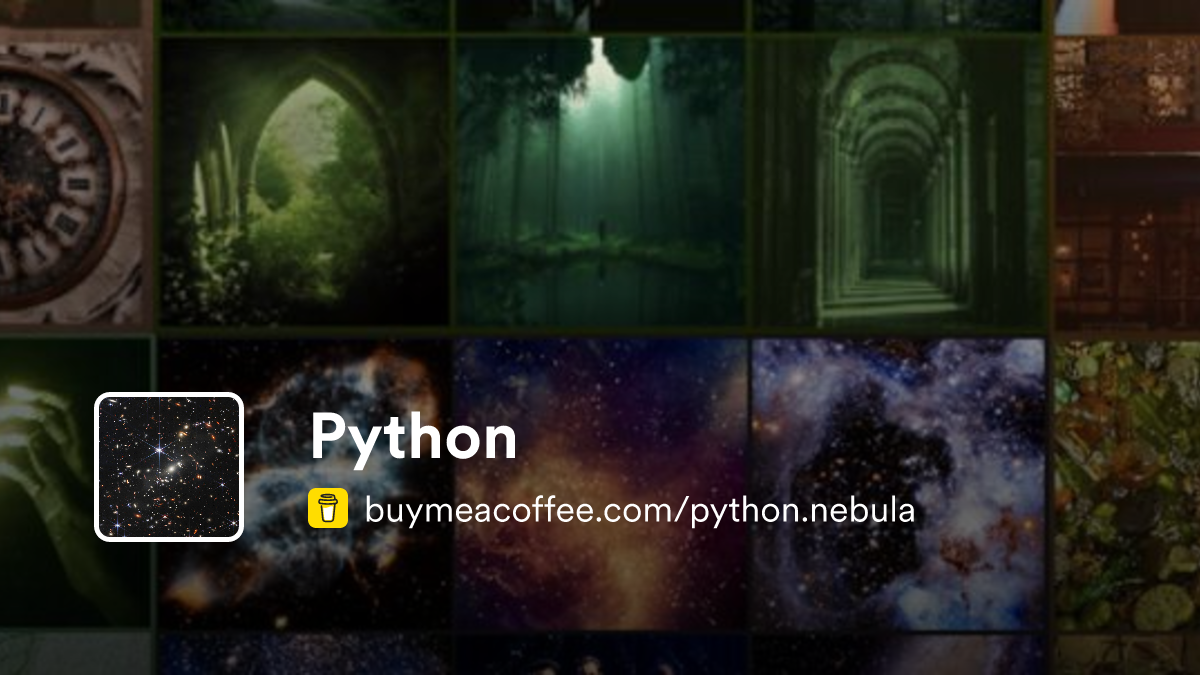 Python is Creating moodboards for characters :) - Buymeacoffee