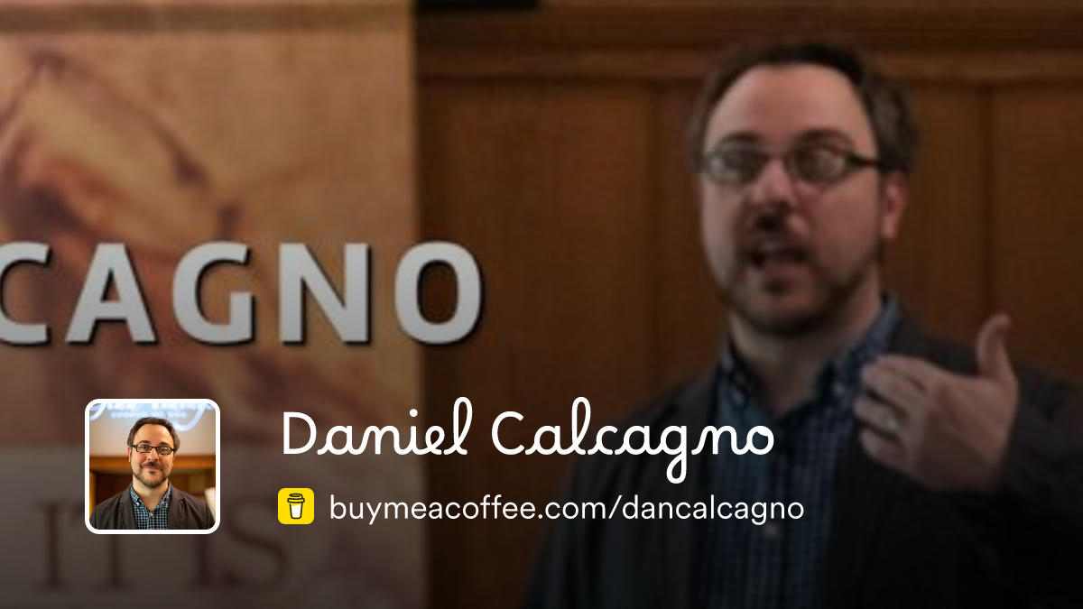 Daniel Calcagno is a pastor creating weekly sermons, YouTube videos ...