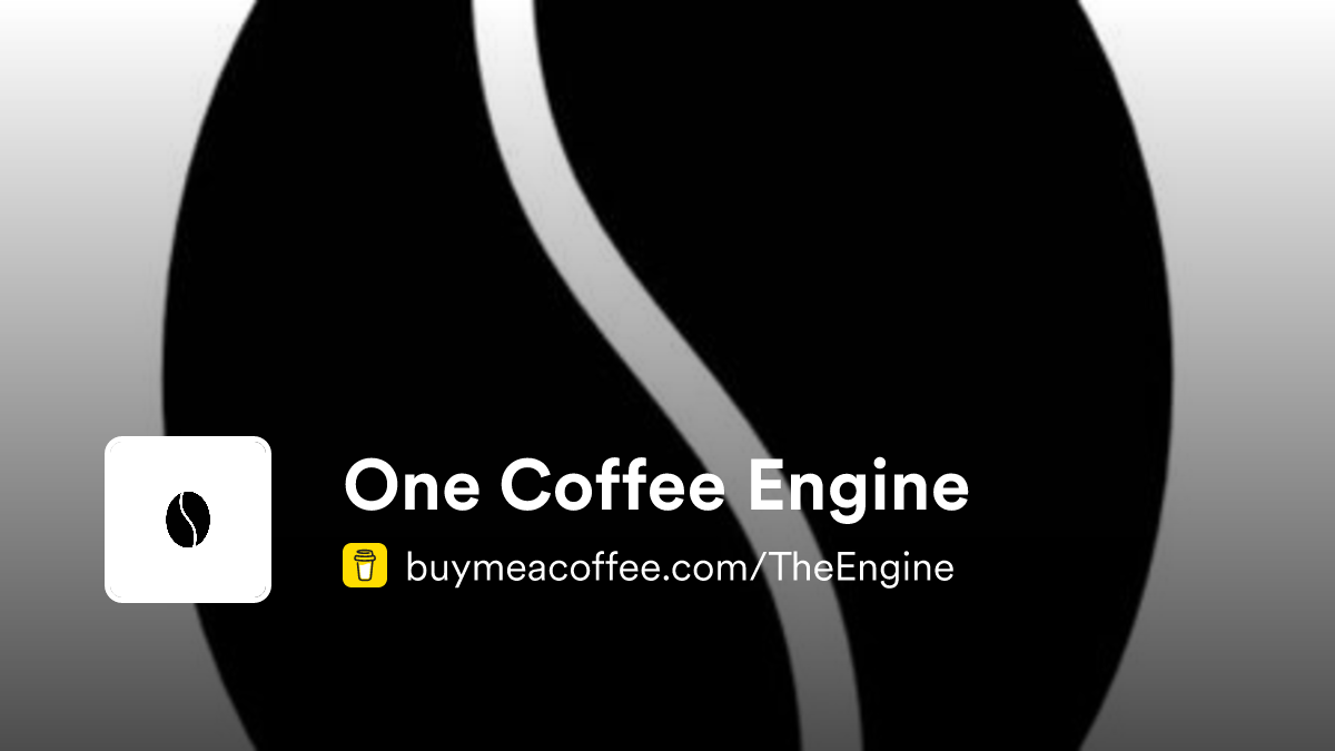 One Coffee Engine - Buymeacoffee