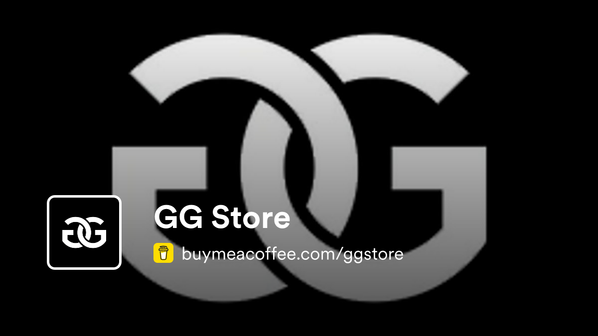 GG Store - Buymeacoffee