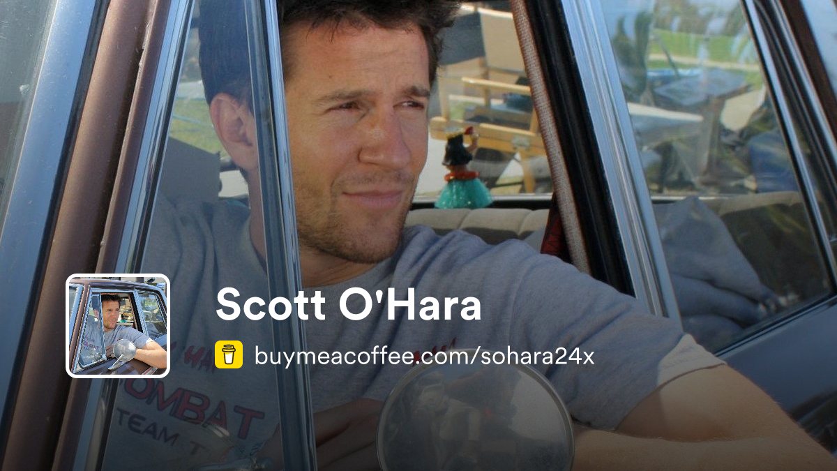 Scott O'Hara - Buymeacoffee