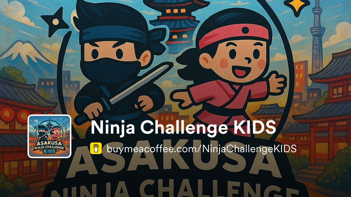Ninja Challenge KIDS is Real Event where KIDS meet New World - Buymeacoffee