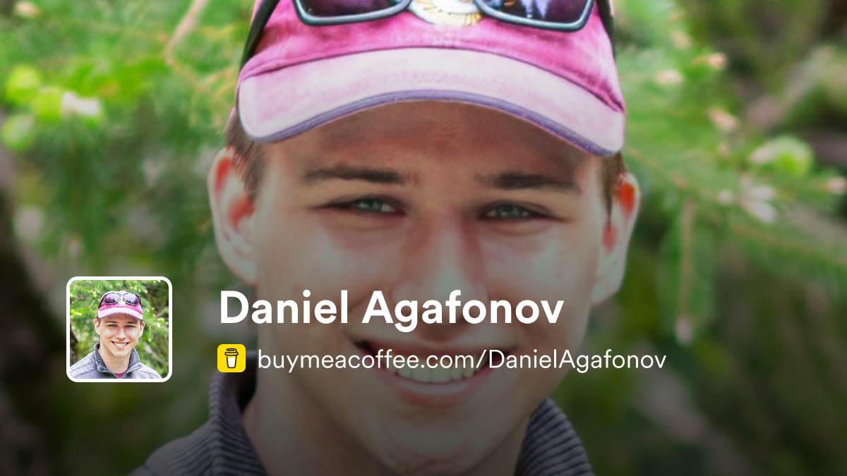 Daniel Agafonov - Buymeacoffee