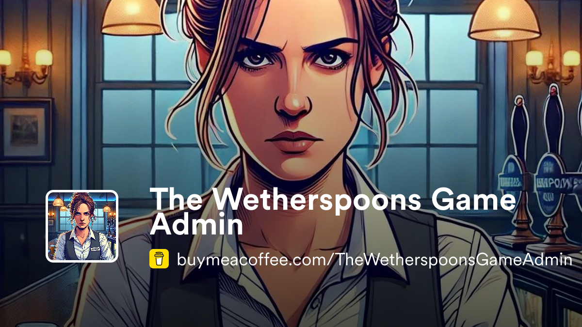 The Wetherspoons Game Admin - Buymeacoffee