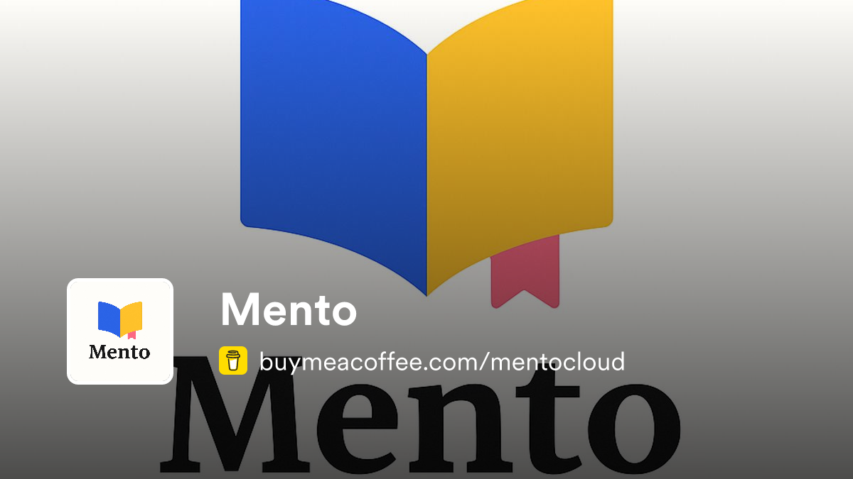 Mento - Buymeacoffee