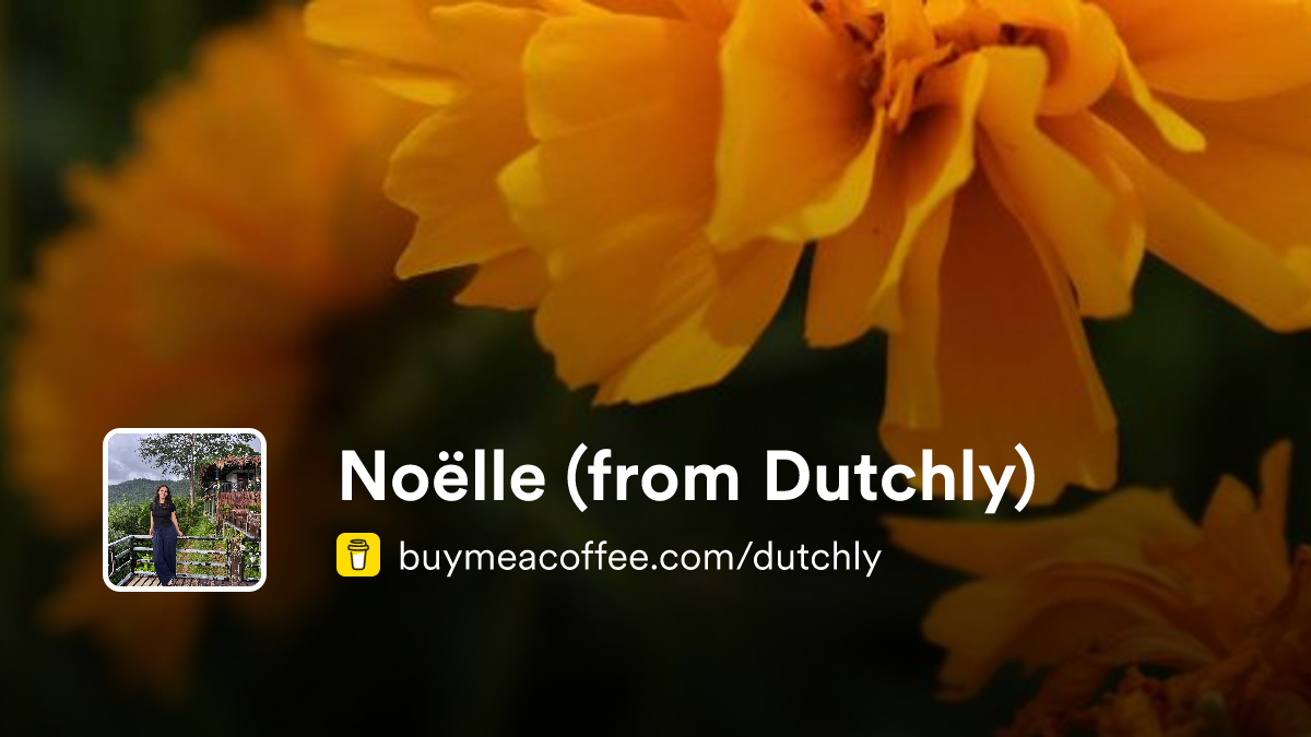 Noëlle (from Dutchly) - Buymeacoffee