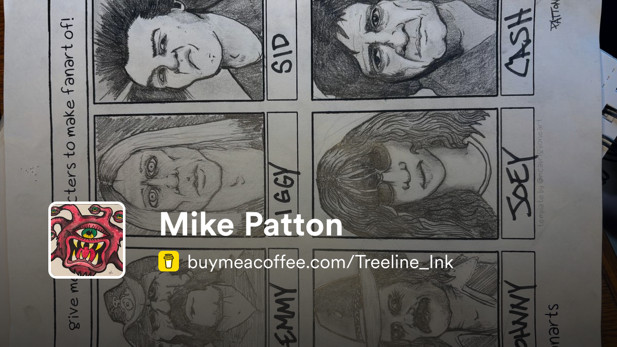 Mike Patton is Tattoo Pencil & Ink Art - Buymeacoffee