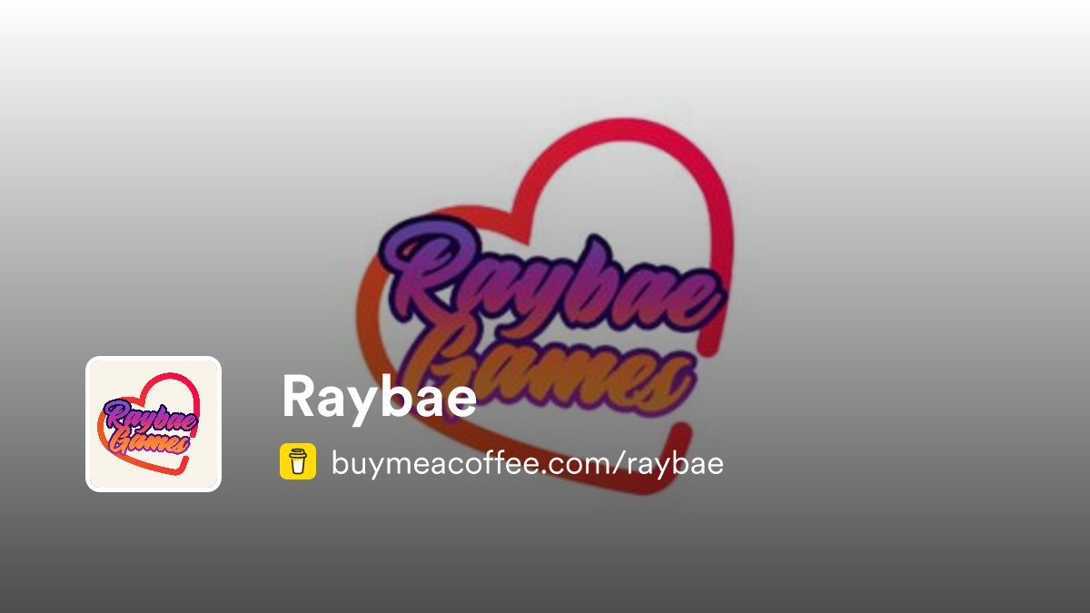 Raybae - Buymeacoffee