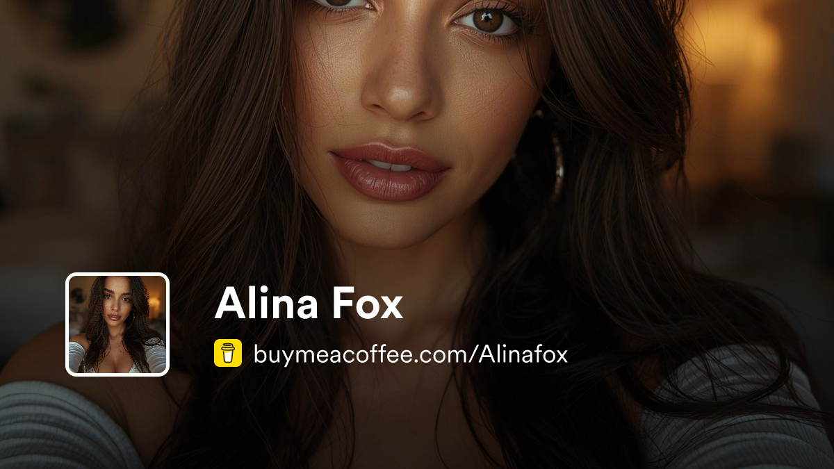 Alina Fox - Buymeacoffee