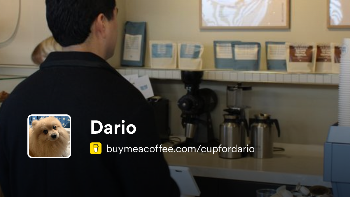 Dario - Buymeacoffee