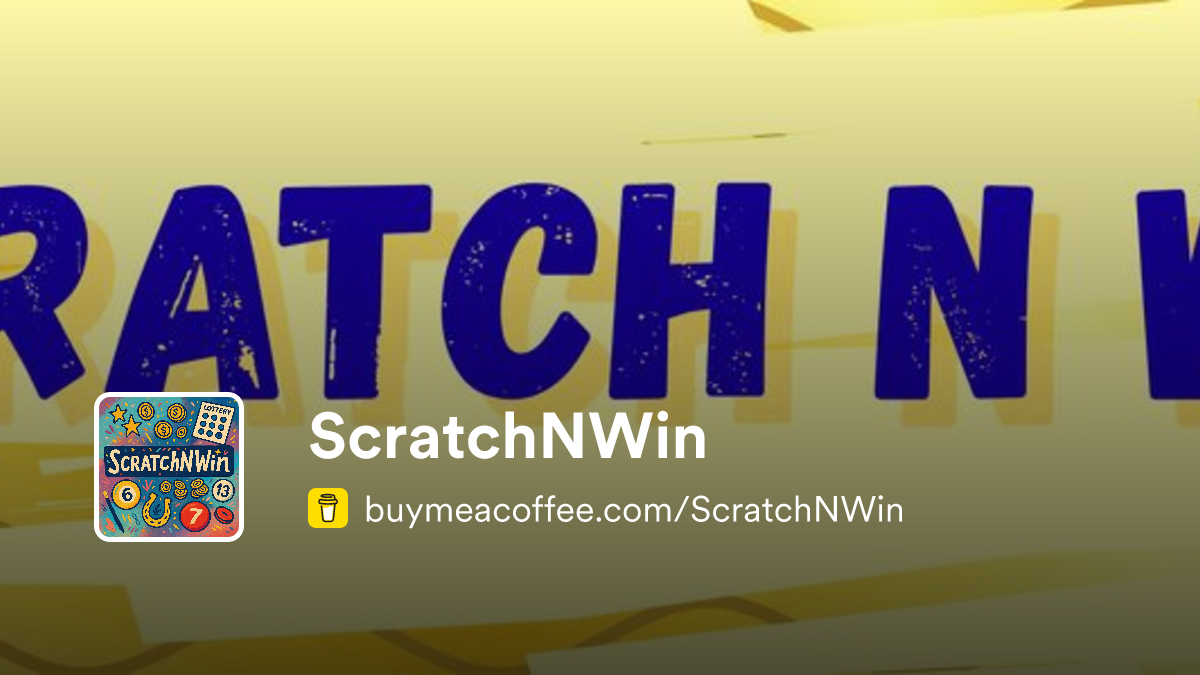 ScratchNWin - Buymeacoffee