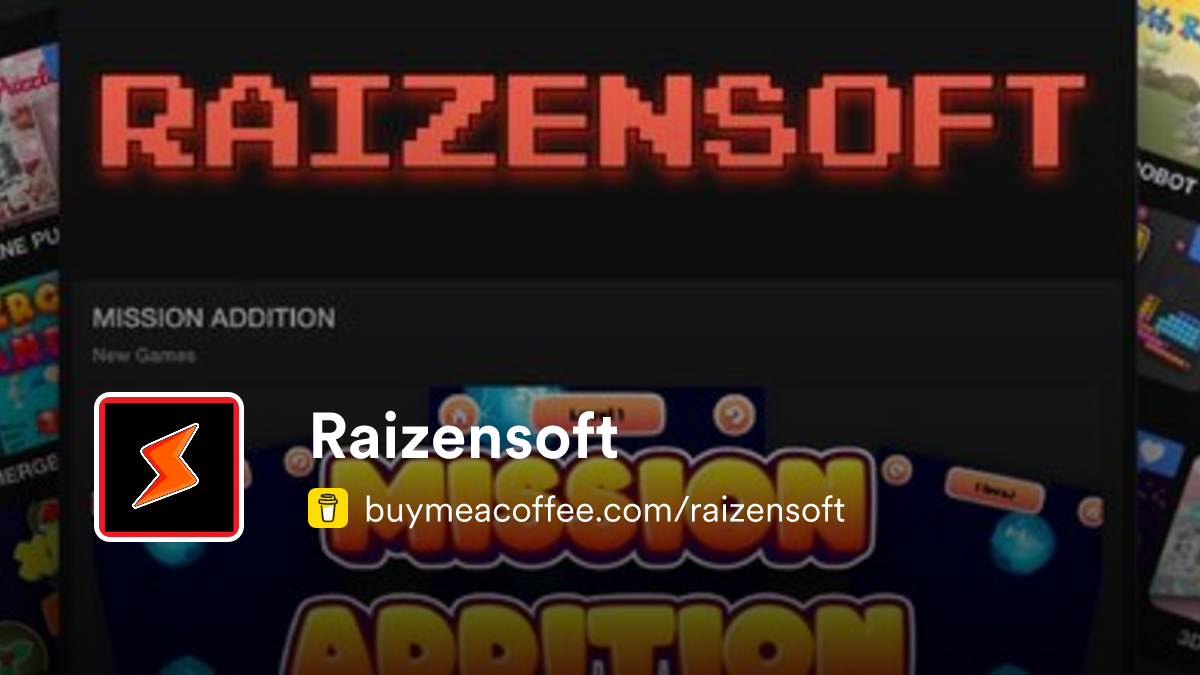 Raizensoft is Creating Game Development Tutorials and Resources - Buymeacoffee