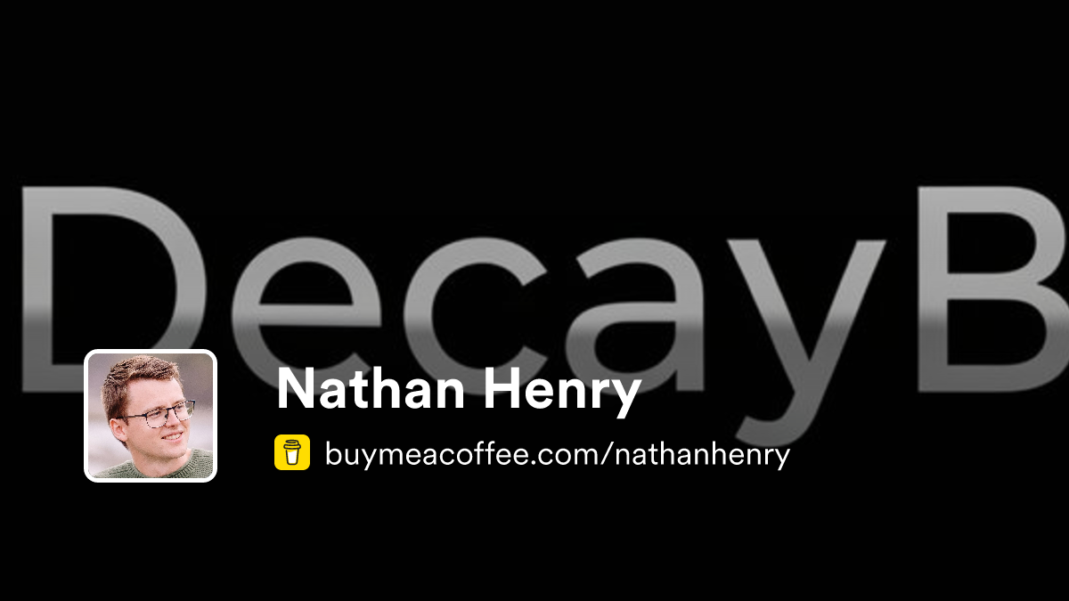 Nathan Henry - Buymeacoffee