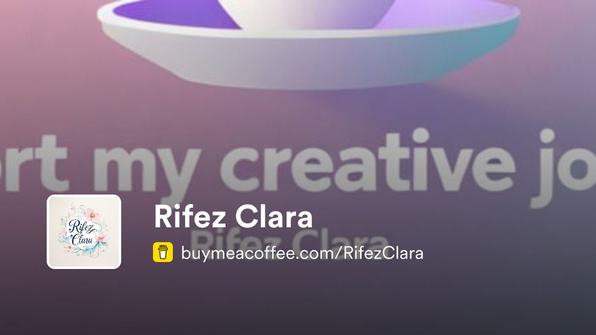 Rifez Clara - Buymeacoffee