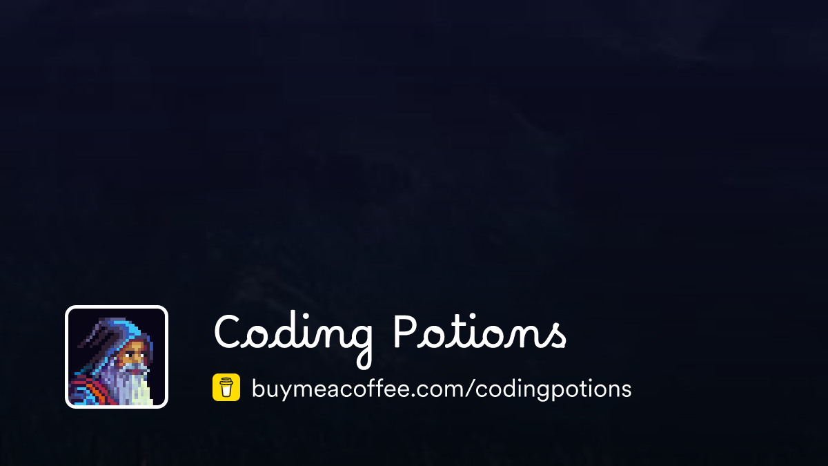 Coding Potions is creating free articles and DJ mixes - Buymeacoffee