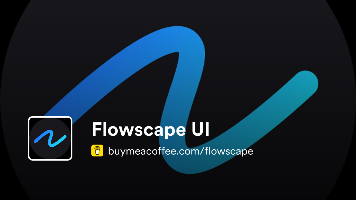 Flowscape UI - Buymeacoffee