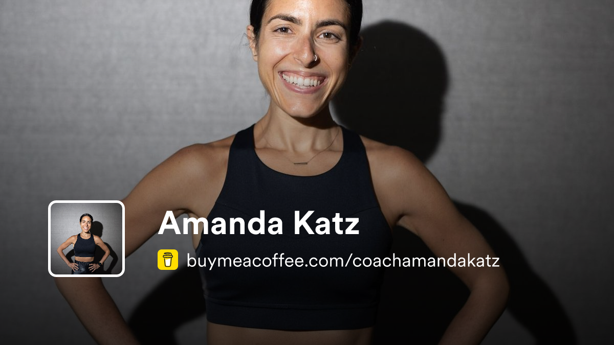 Amanda Katz - Buymeacoffee