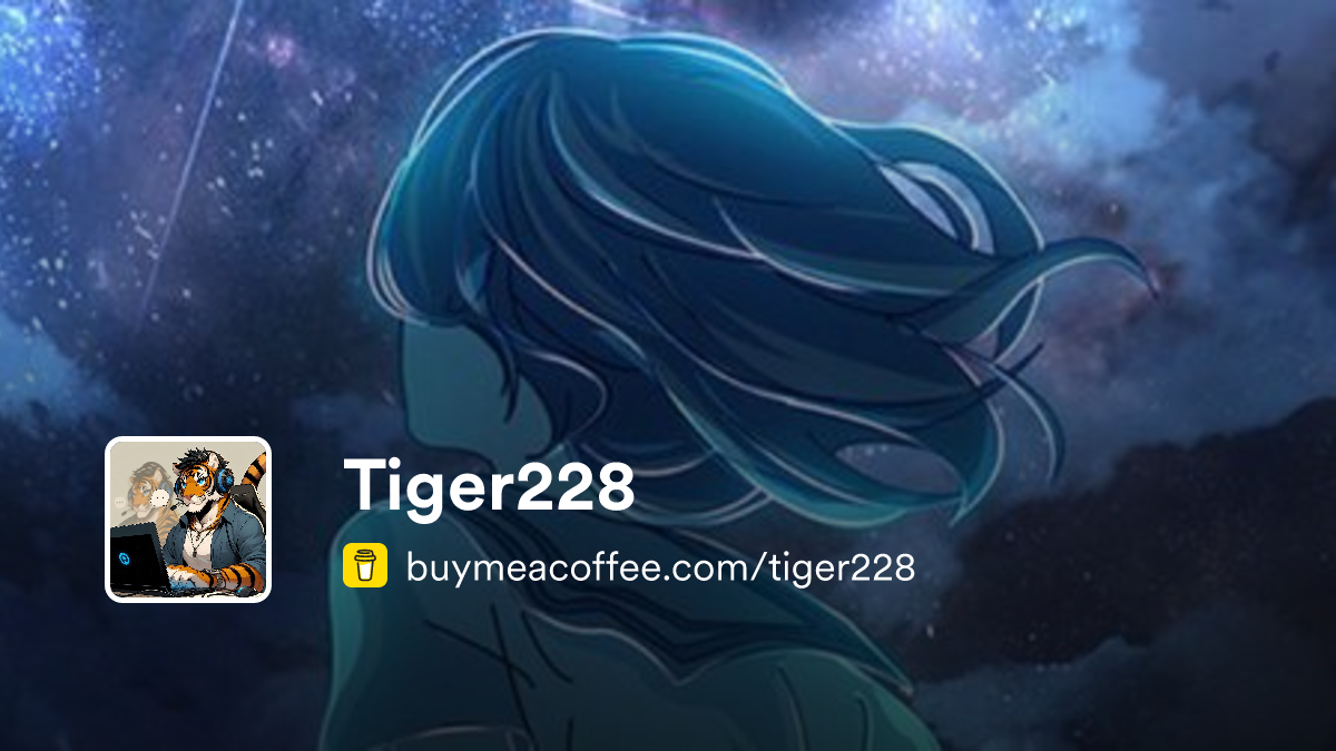 Tiger228 is Striving to Become a Game Developer - Buymeacoffee