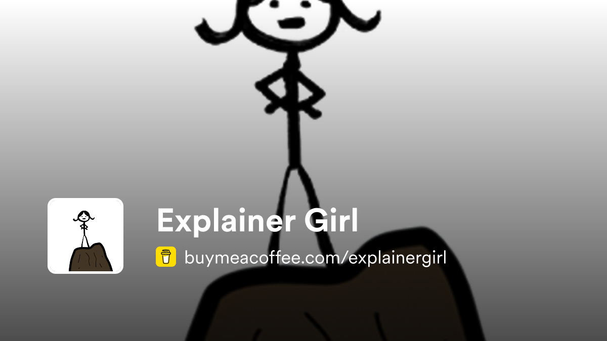 Explainer Girl - Buymeacoffee