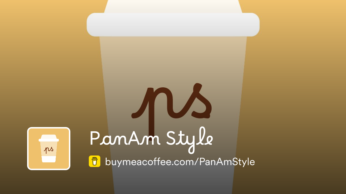 PanAm Style - Buymeacoffee