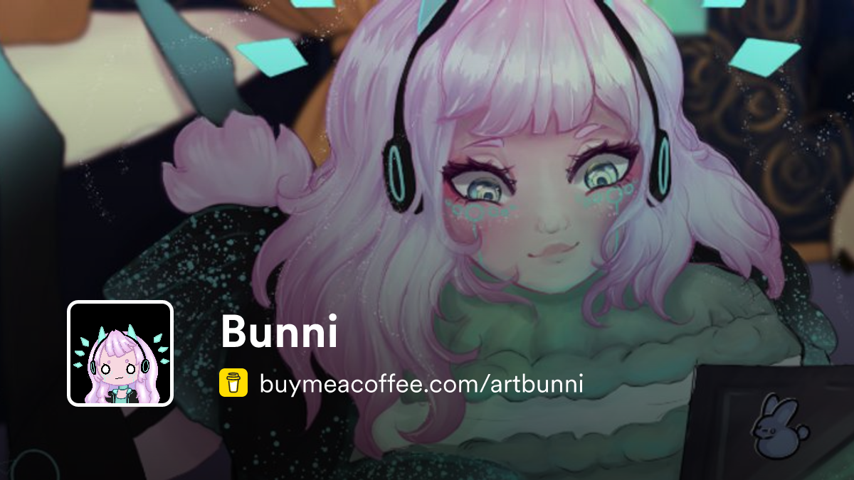 Bunni is creating digital art - Buymeacoffee