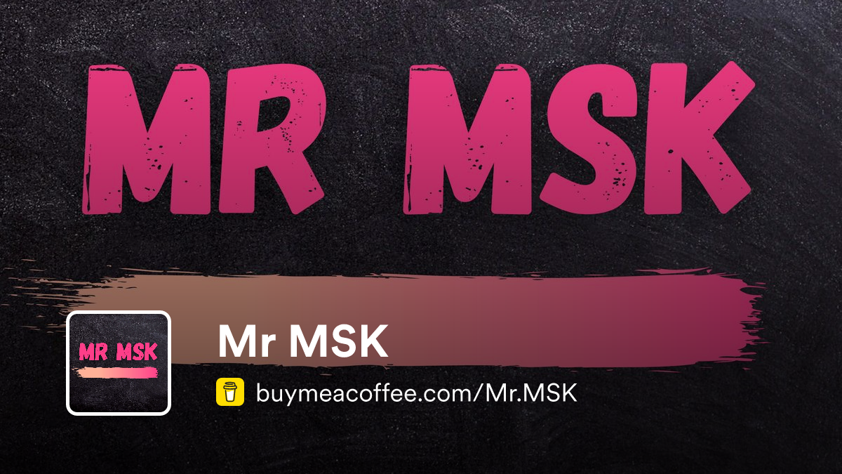 Mr MSK is Creating and recreating Album songs, Musical Covers, etc ...