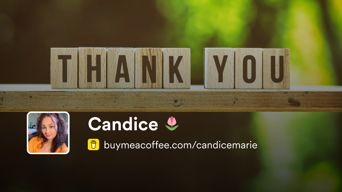 Candice 🌷 - Buymeacoffee