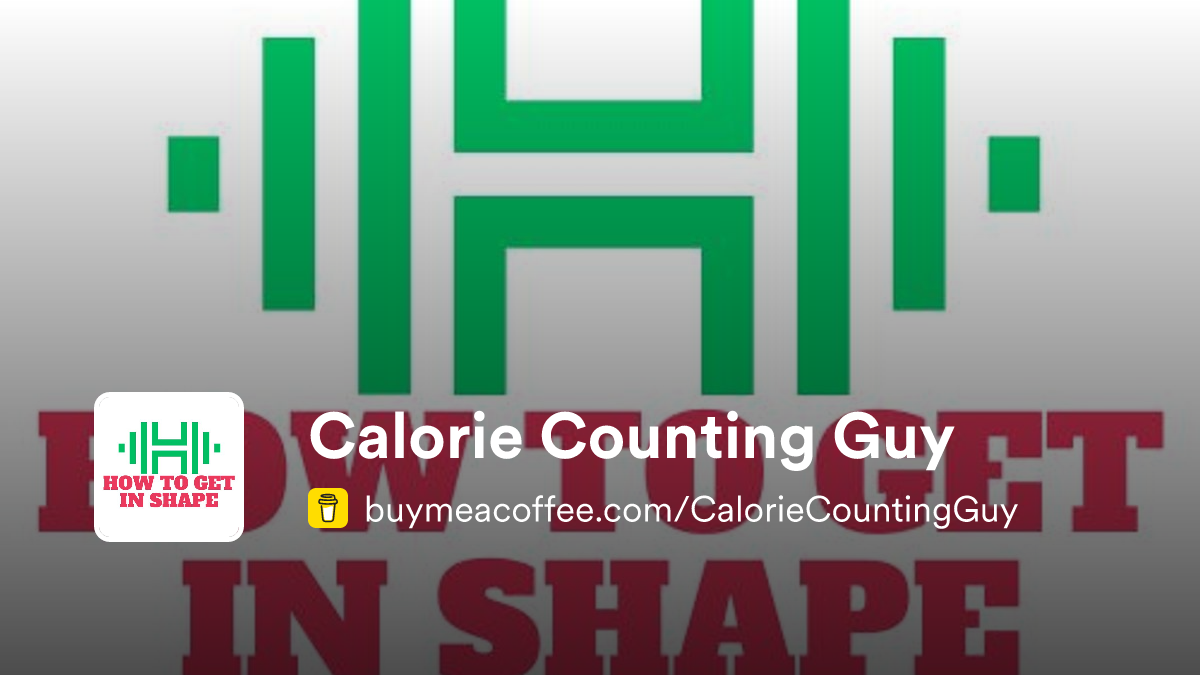 Calorie Counting Guy - Buymeacoffee