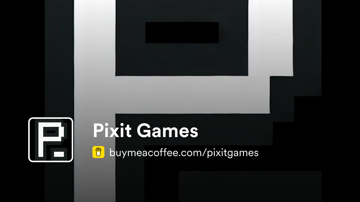Pixit Games - Buymeacoffee