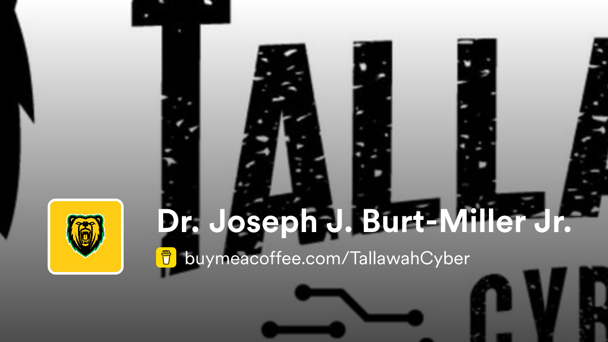 Dr. Joseph J. Burt-Miller Jr. - Buymeacoffee