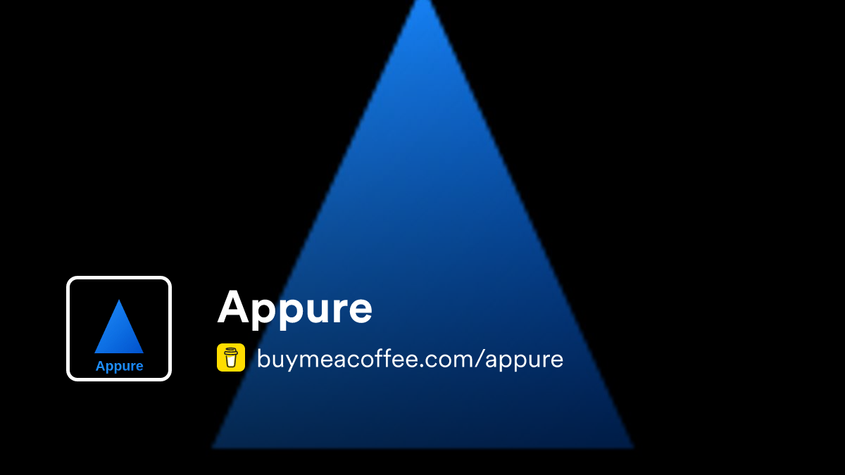 Appure - Buymeacoffee