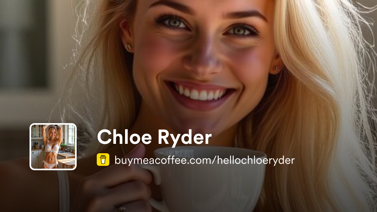 Chloe Ryder is Beautiful Images - Buymeacoffee