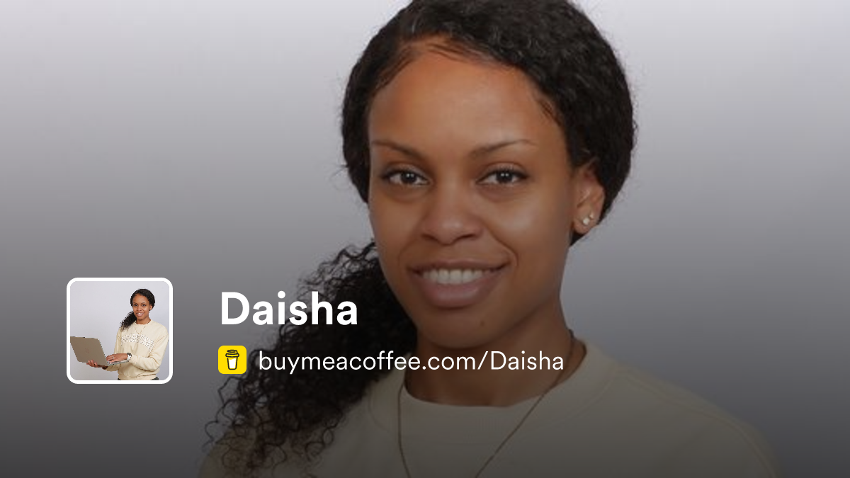 Daisha - Buymeacoffee