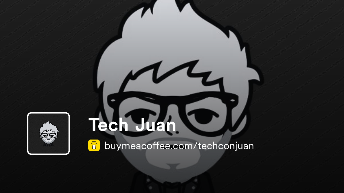 Tech Juan - Buymeacoffee
