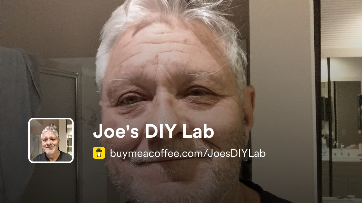 Joe's DIY Lab - Buymeacoffee
