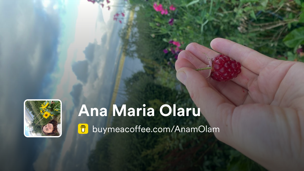 Ana Maria Olaru - Buymeacoffee