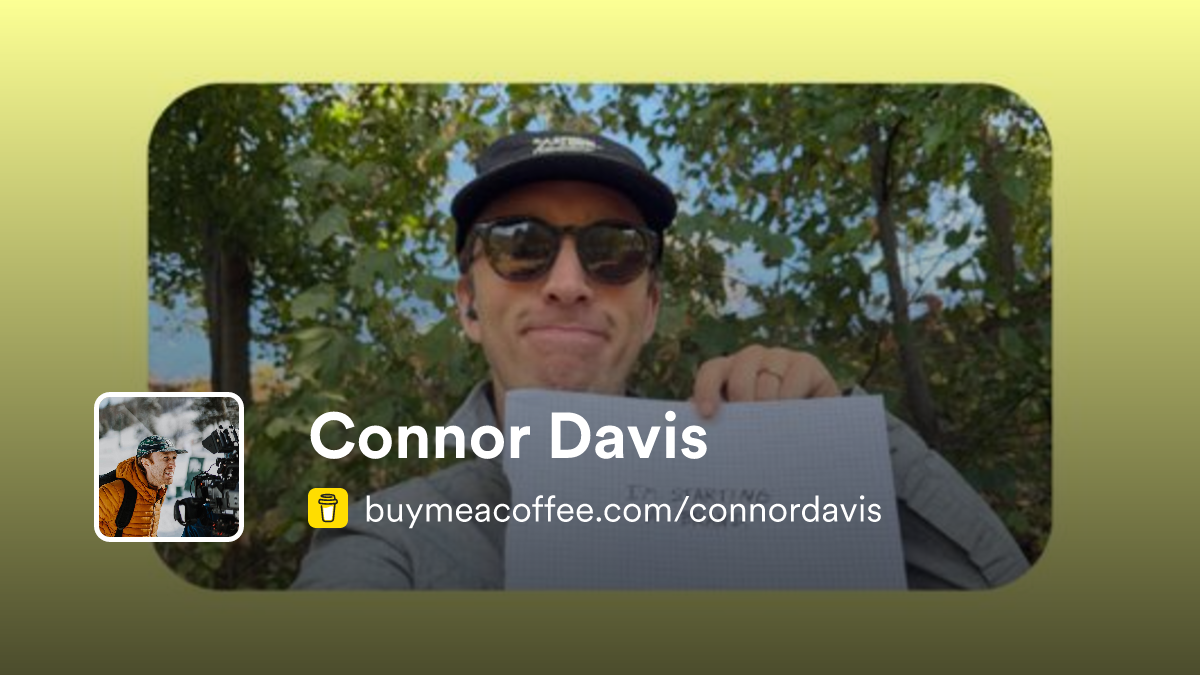Connor Davis - Buymeacoffee