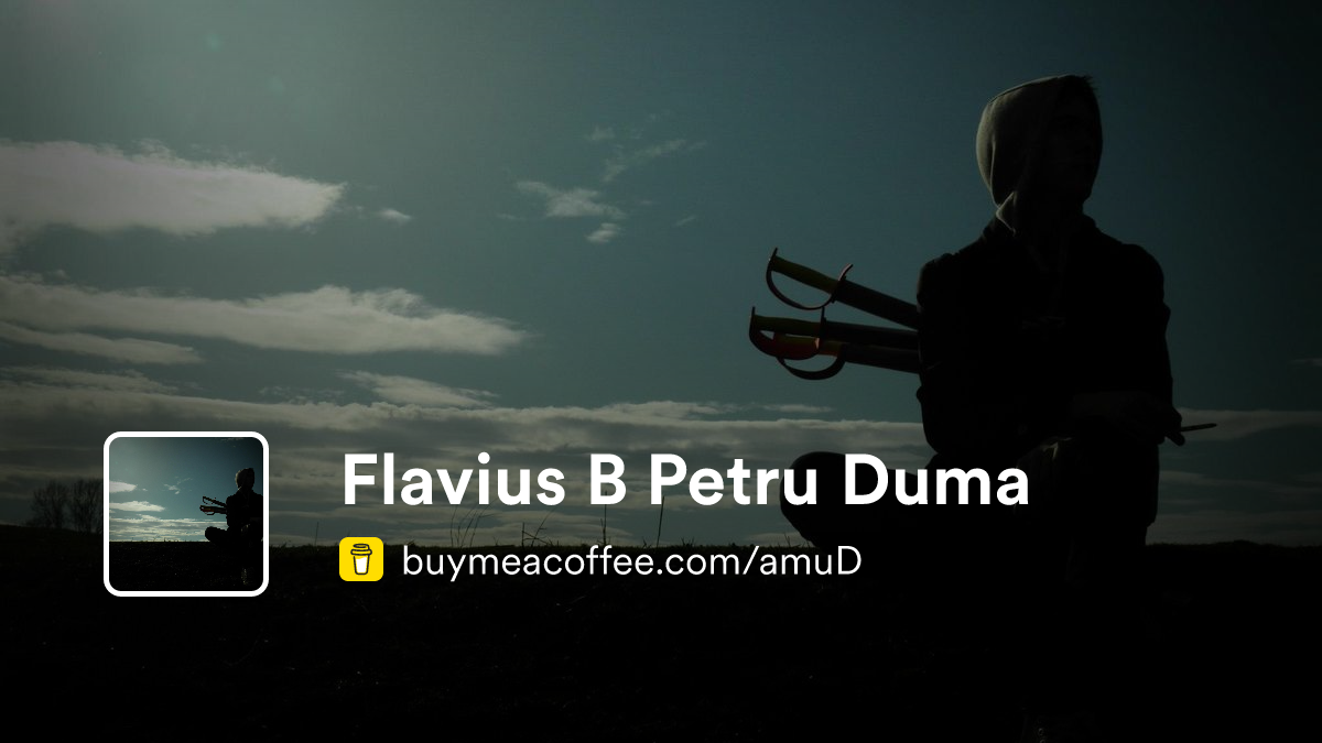 Flavius B Petru Duma - Buymeacoffee