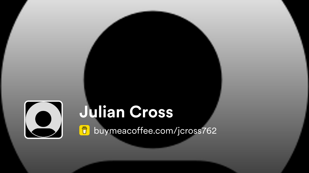 Julian Cross - Buymeacoffee