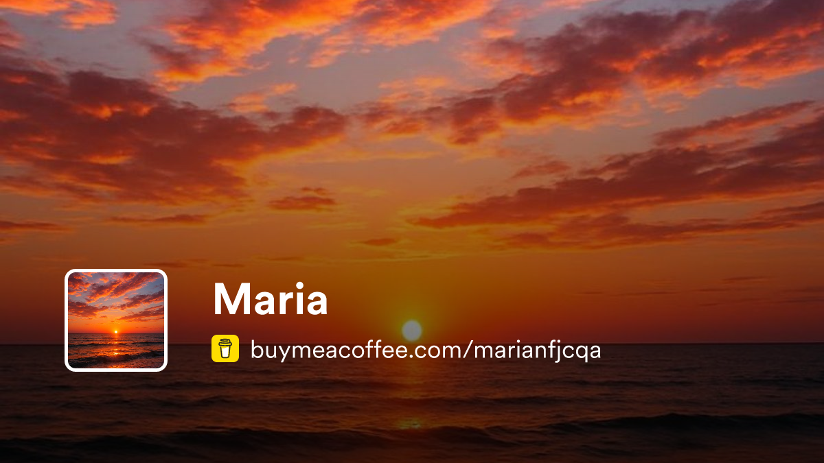 Maria - Buymeacoffee