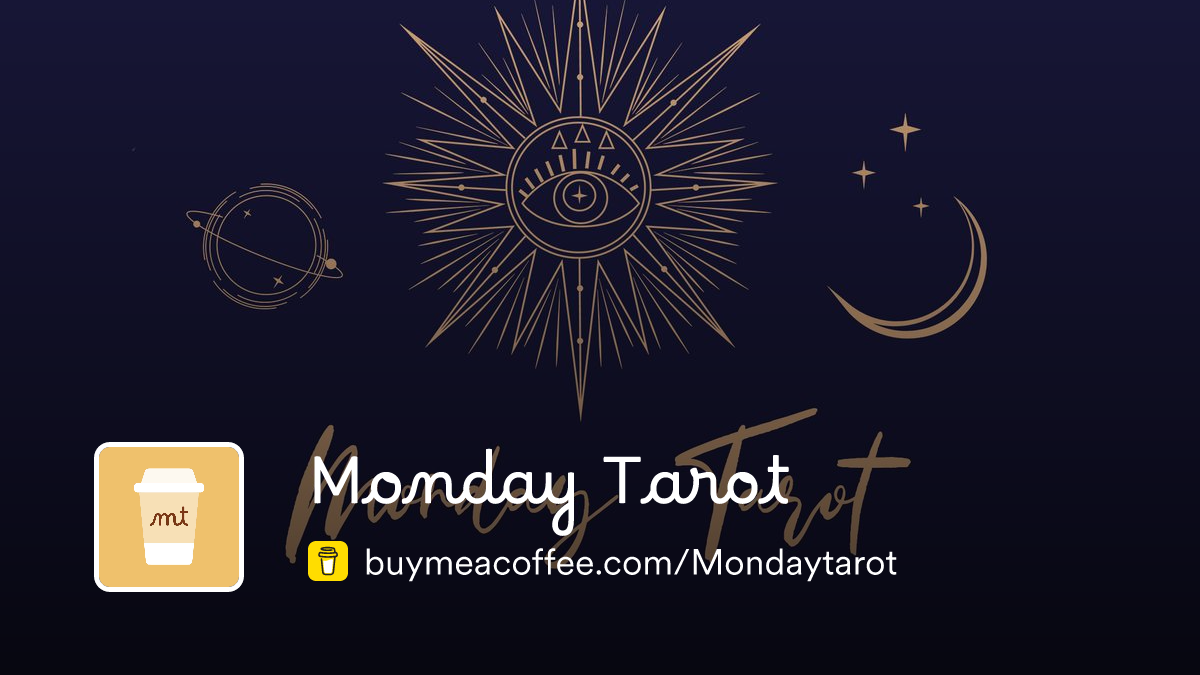 Monday Tarot is Creating Tarot content - Buymeacoffee