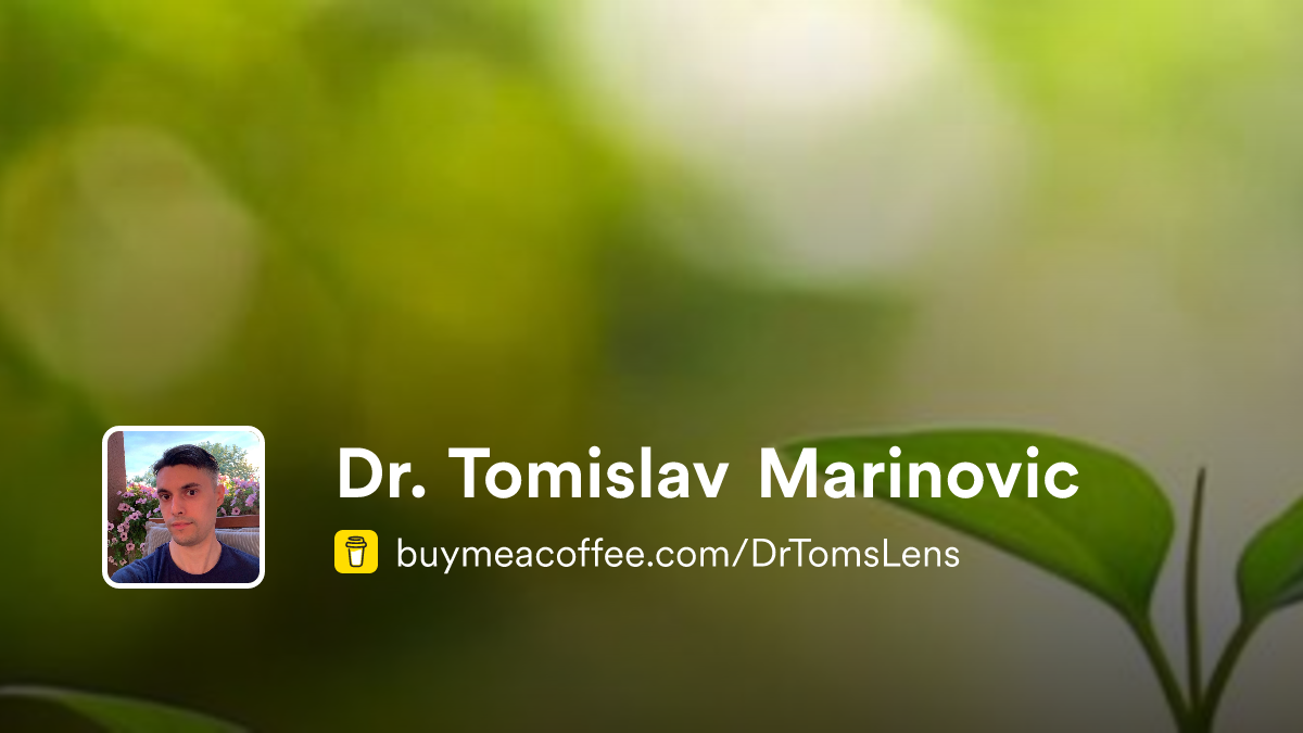 Dr. Tomislav Marinovic - Buymeacoffee