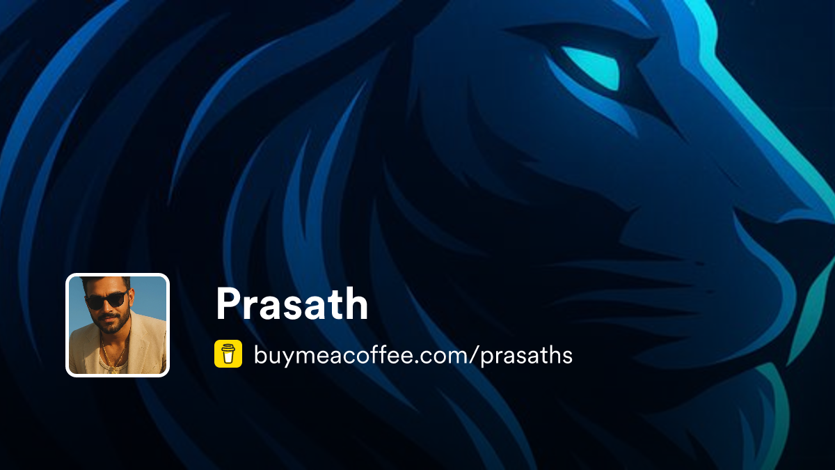 Prasath - Buymeacoffee