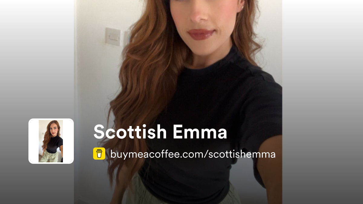 Scottish Emma - Buymeacoffee
