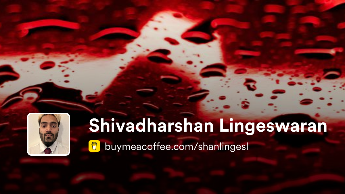 Shivadharshan Lingeswaran - Buymeacoffee