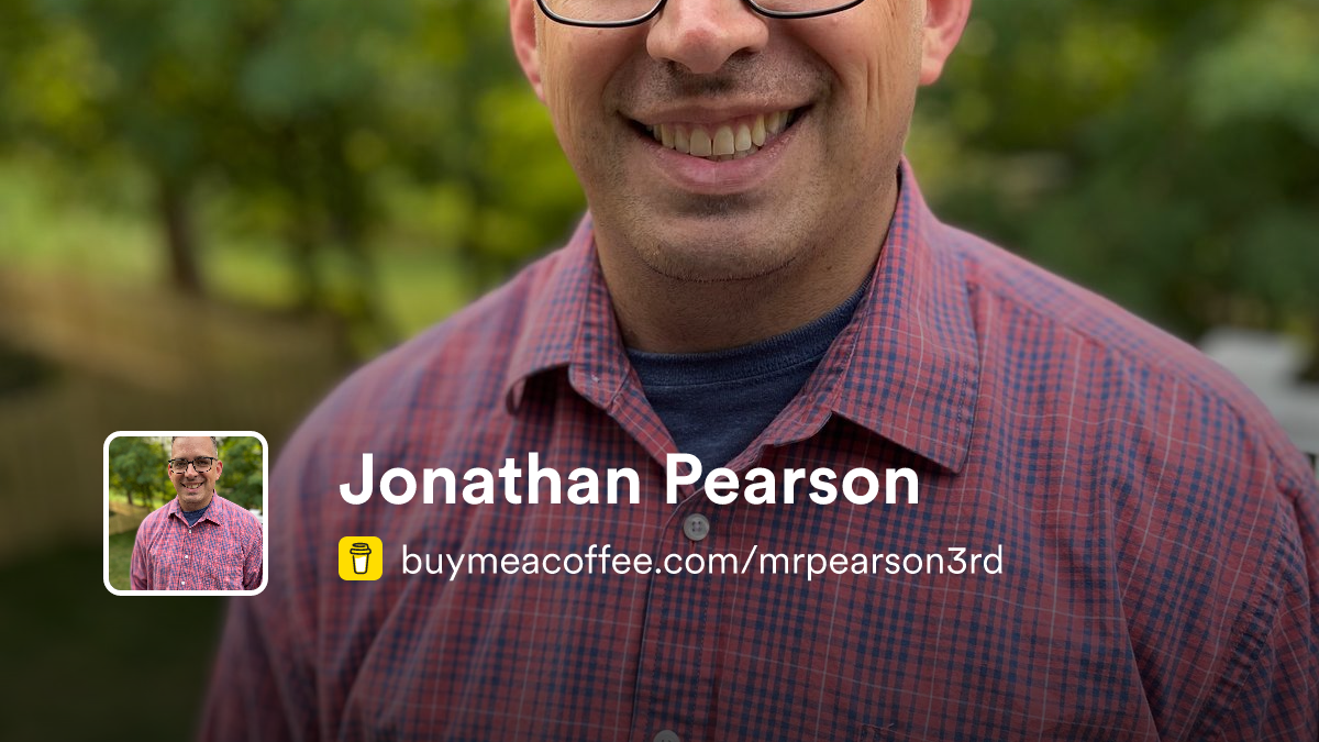 Jonathan Pearson - Buymeacoffee